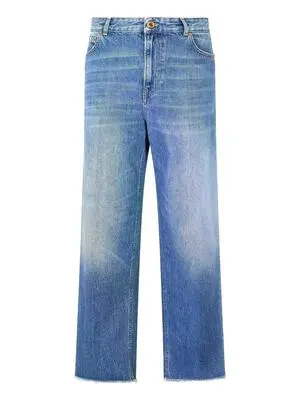 Roberto Cavalli High-waisted Wide-leg Jeans - Blue