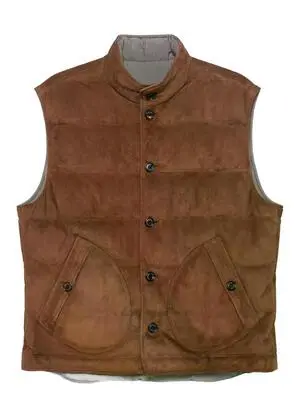 RALPH LAUREN PURPLE LABEL Ralph Lauren Purple Label Suede Gilet