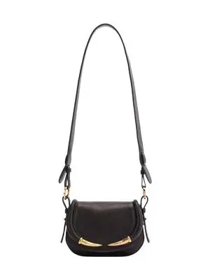 Roberto Cavalli Leather Shoulder Bag - Brown