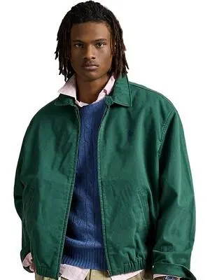 Ralph Lauren Ralph Lauren Big Bayport Cotton Twill Jacket Washed Forest