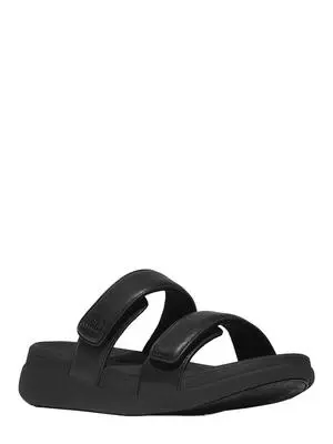 Fitflop FitFlop F-mode Go Platform Slide Sandal All Black