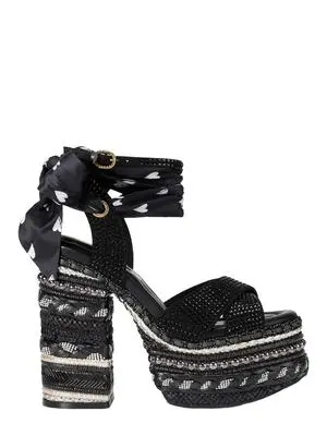 Kurt Geiger Chelsea Platform Sandal - Charcoal