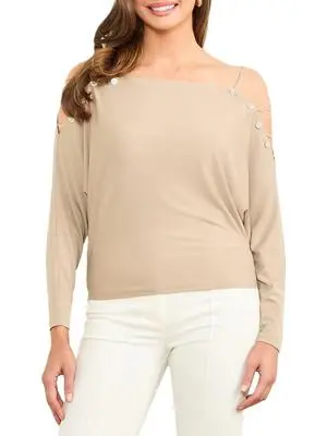 MARCIANO Marciano Adri Off-The-Shoulder Top Beige