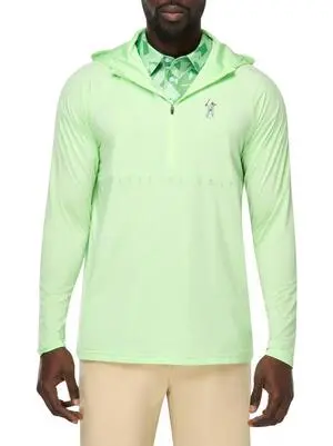 EASTSIDE GOLF Eastside Golf Half Zip Hoodie Paradise Green