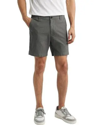 Ag Cipher Slim Fit Chino Shorts - Heathered Storm Grey