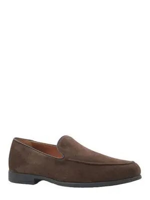 Bruno Magli Sonny Loafer - Dark Brown Suede
