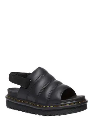 Dr. Martens Kole Athena Leather Strap Sandals - Black