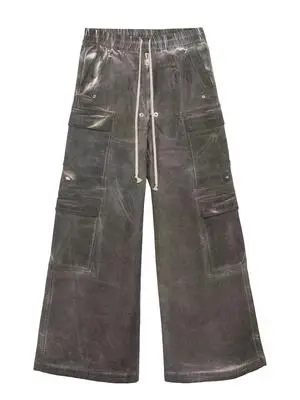 Rick Owens Double Cargo Jumbo Belas Trousers - Grey