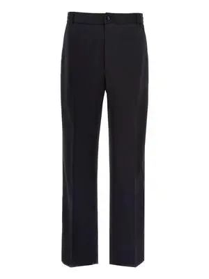 Moncler Tailored Wide-leg Trousers - Blue