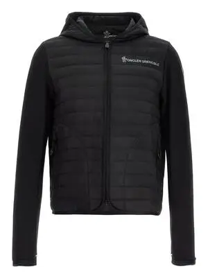 Moncler Padded Hooded Jacket - Black