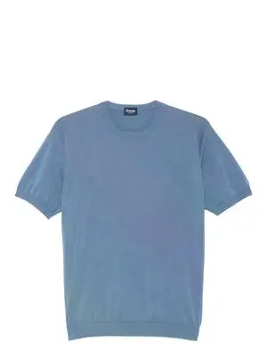 DRUMOHR Cotton T-shirt - Blue