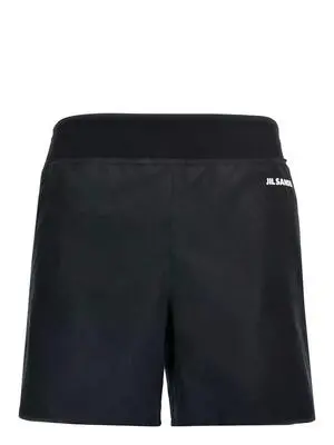 JIL SANDER Logo-detail Shorts - Black