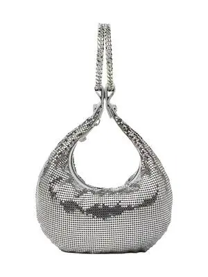 Versace Metal Mesh Mini Bag - Silver