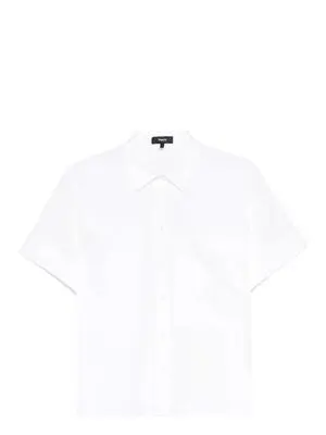 Theory Cuff Shirt - White