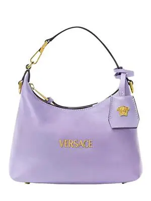 Versace Tag Hobo Bag - Purple