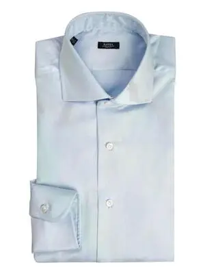 BARBA NAPOLI Poplin Shirt - Blue