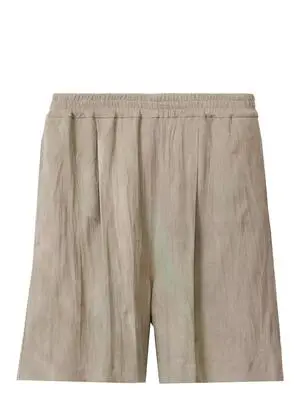Fabiana Filippi Wrinkled Shorts - Brown