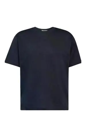 LARDINI Linen T-shirt - Blue