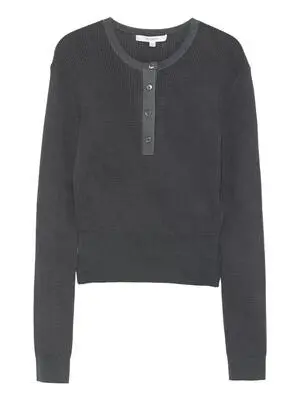 JW Anderson Waffle-knit Pullover - Grey