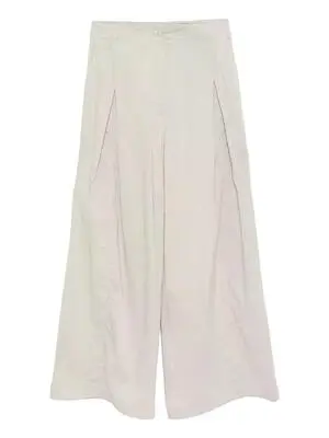 LOW CLASSIC Pleated Palazzo Pants - Green