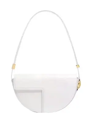 Patou Le Leather Shoulder Bag - White