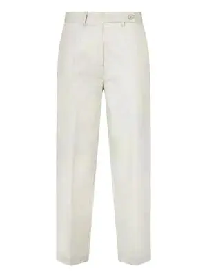 BALLANTYNE Tailored Trousers - White