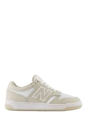 NEW BALANCE 480in Lace-up Sneakers - Timber Wolf/white