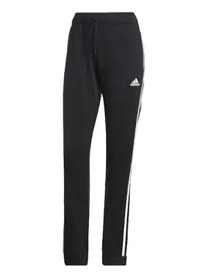 Adidas Essentials Warmup Slim Tapered 3 Stripes Track Pants - Black