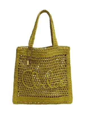 Chloé Chloe Summer Tote Bag In Crochet Fabric Cittronele