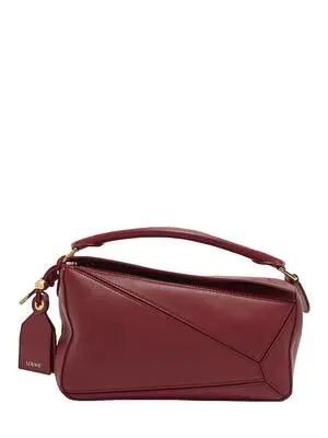 Loewe Puzzle Elevated Small Bag - Burnt Red