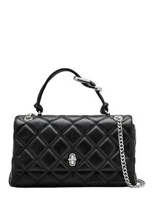 Marc Jacobs Quilted Dual Convertible Shoulder Bag - Black