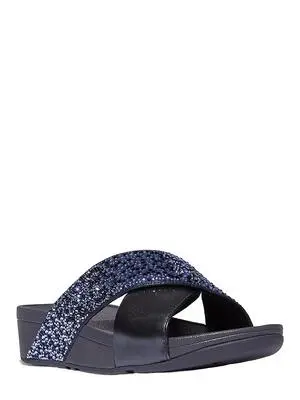 Fitflop Lulu Embellished Sandals - Midnight Navy