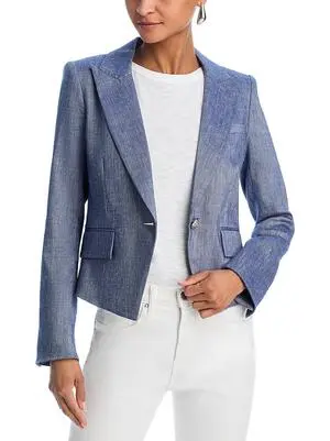 Veronica Beard Hosanna Dickey Jacket - Blue Melange