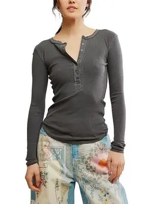 Free People We The Free Jamie Henley Top - Black