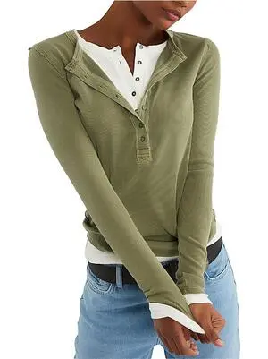 Free People We The Free Jamie Henley Top Capulet Olive