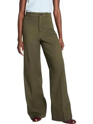 Spanx SPANX® Super Smooth Stretch Twill Wide Leg Pant Dark Pine
