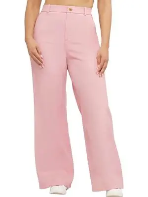 Spanx Super Smooth Stretch Twill Wide Leg Pant - Fleur