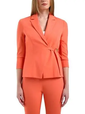 CAPSULE 121 Belted Tailored Jacket - Coral
