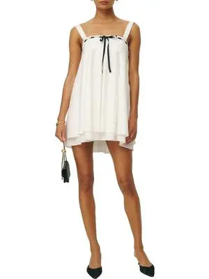 REFORMATION Shai Mini Dress - White