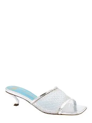 VALENTINA RANGONI Vesta Low Heel Mesh Slides