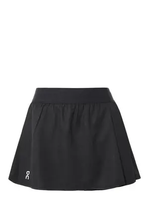 On Court Pleated Tennis Skirt - Black