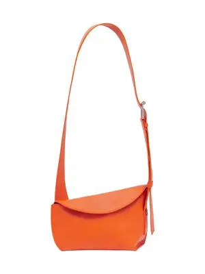 Alexander McQueen Leather T-Bar Sling Cross-Body Bag Red