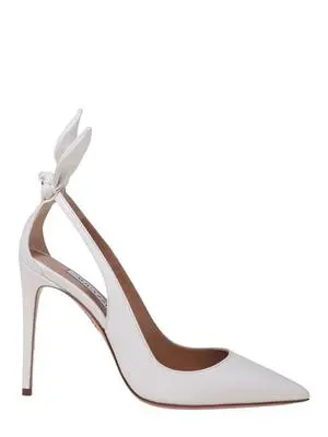 AQUAZZURA Nappa Leather Pumps - White