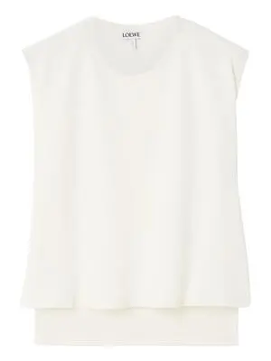 LOEWE LOEWE Layered Wool-jersey Top