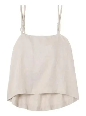 ANDRES OTALORA Andres Otalora Rahan Knotted Linen Tank