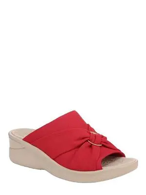 LIFESTRIDE BZees Serenade Slide Sandal Red