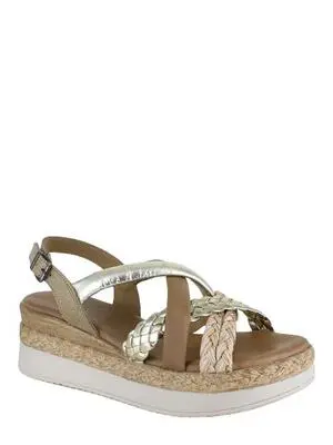 NATIONAL COMFORT Melilla Slingback Sandal - Sand Leather