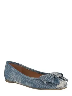 Nine West Nine West Veronika Ballerina Flat Dark Blue