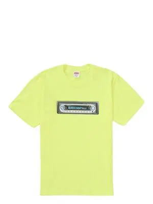 Supreme Receiver Tee Shirt Fluorescent Yellow
