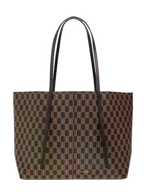 BY MALENE BIRGER Abigail Monogram Tote Bag - Brown